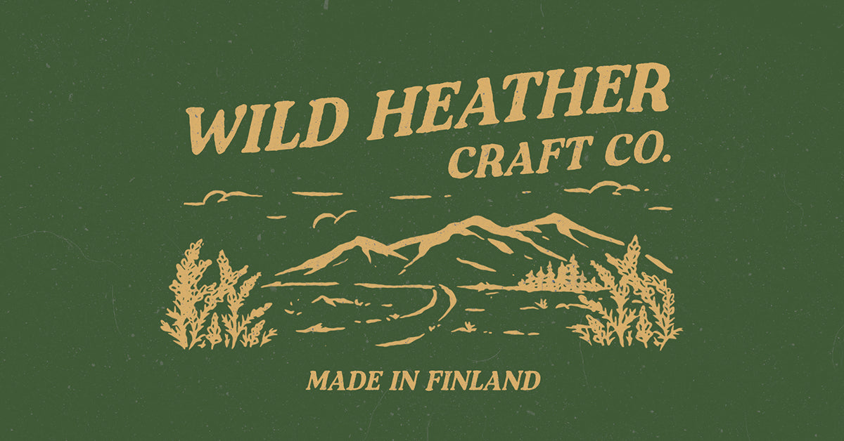 Kotimaiset käsintehdyt nahkatuotteet | Wild Heather Craft Co.